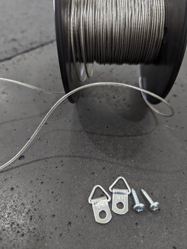 Hanging Wire and D Rings – Fitzroy Frame Makers